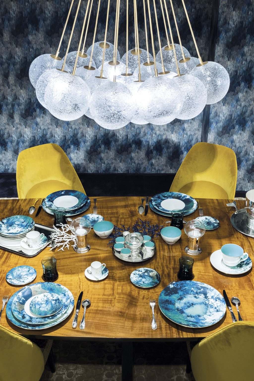 Océan Bleu Assiette Gastronomie - Haviland