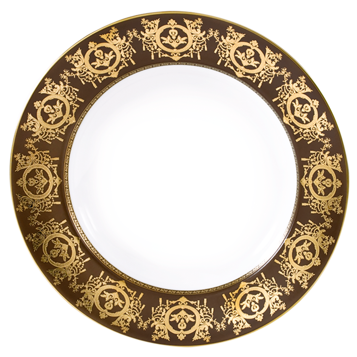 Ritz Paris Impérial Plat Rond Creux Bronze - Haviland